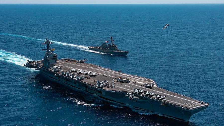 USS Gerald R Ford, deployed in Iran war, to go to port after fire