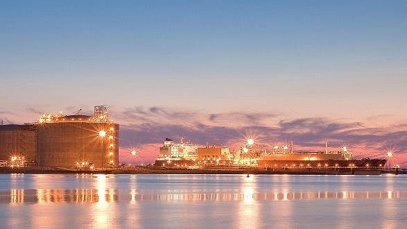 LNG cool-down vessel arrives at ExxonMobil's Golden Pass plant, Texas