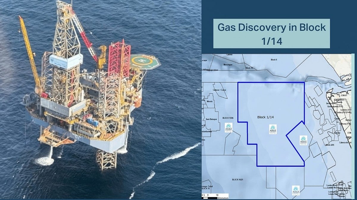 Azule Energy announces gas discovery at exploration well in Angola