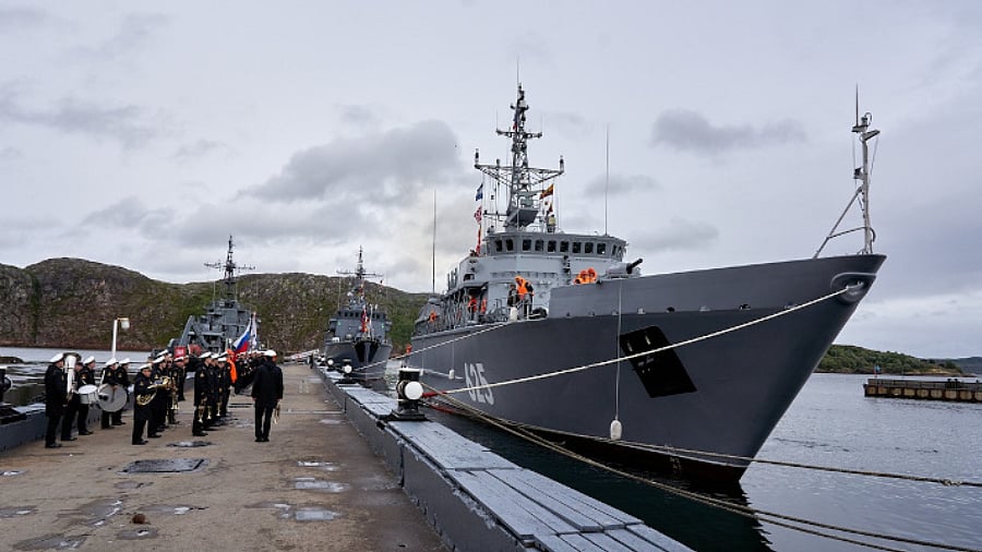 Keel laid for Russian Navy minesweeper Leonid Balyakin