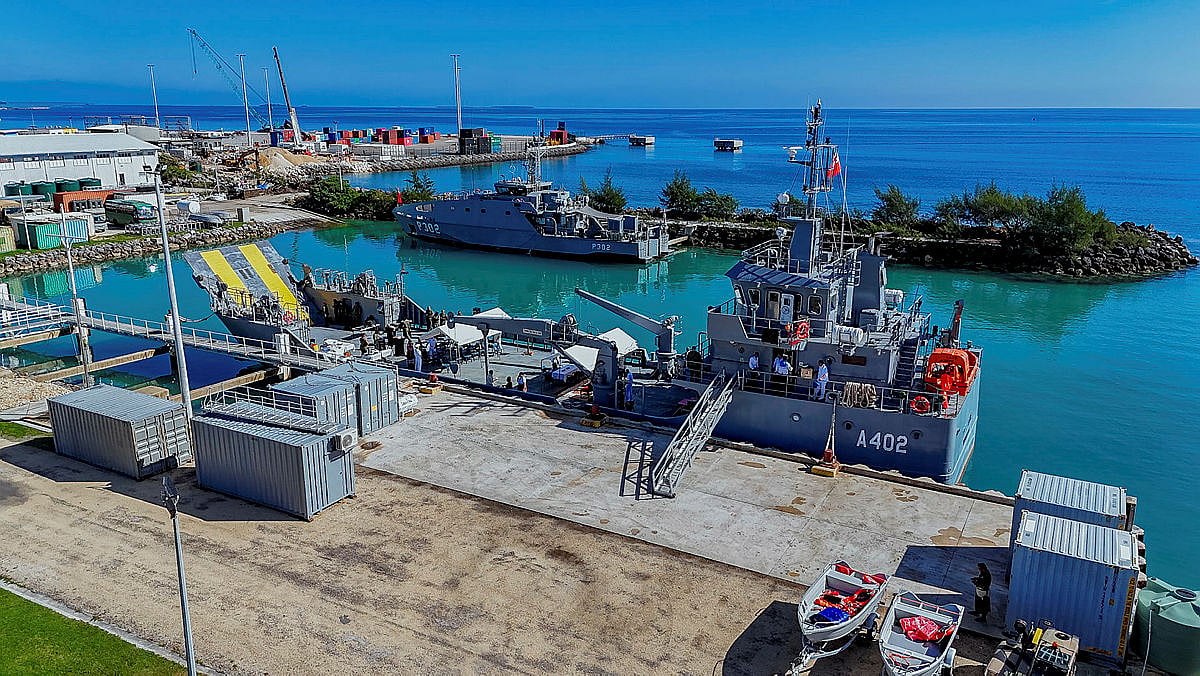 Australia delivers new landing craft vessel to Tonga