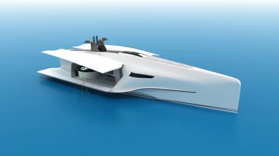 French design firm unveils new mothership for unmanned vessels