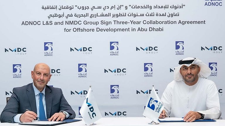 NMDC Group and ADNOC L&S to collaborate on offshore projects