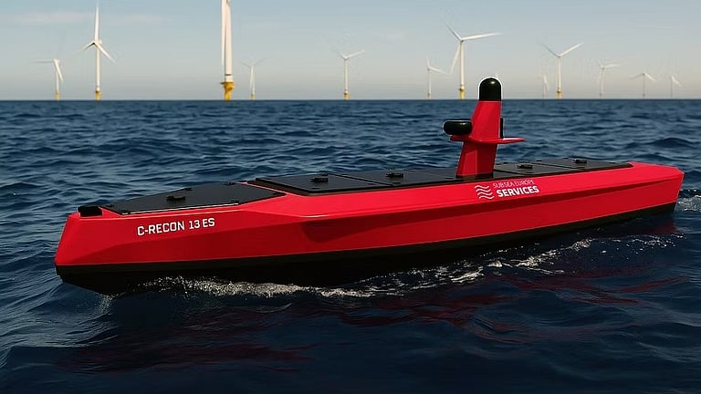 Turkish and US naval USVs, Norwegian operator's coastal survey craft