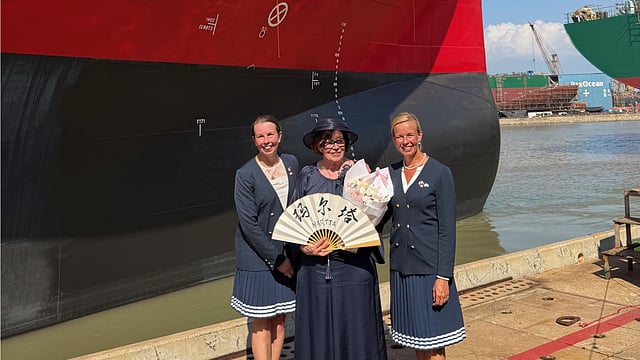 Langh Ship takes delivery of third feeder vessel in series