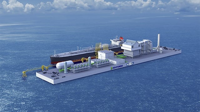 MOL and HD Hyundai units get AIP for floating ammonia cracker unit