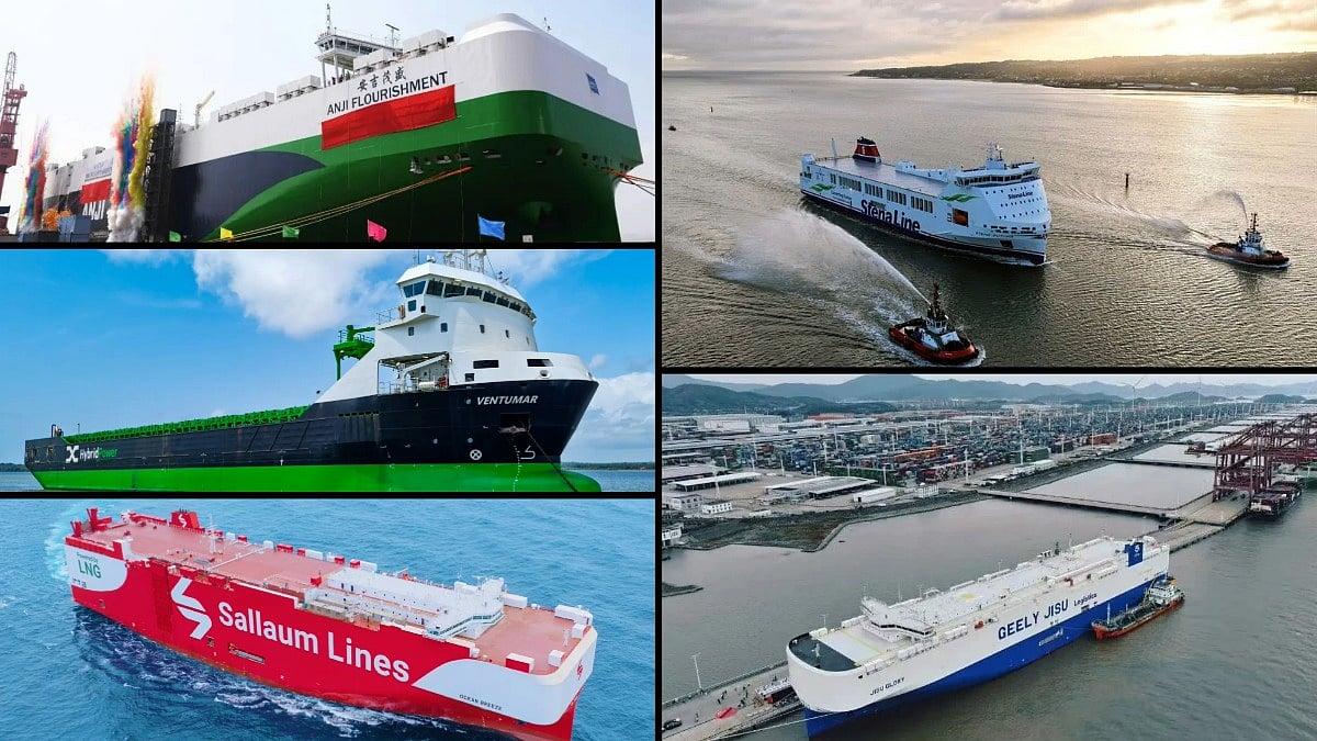 Chinese-built car carriers plus Ro-Ro and bulker deliveries to Sweden