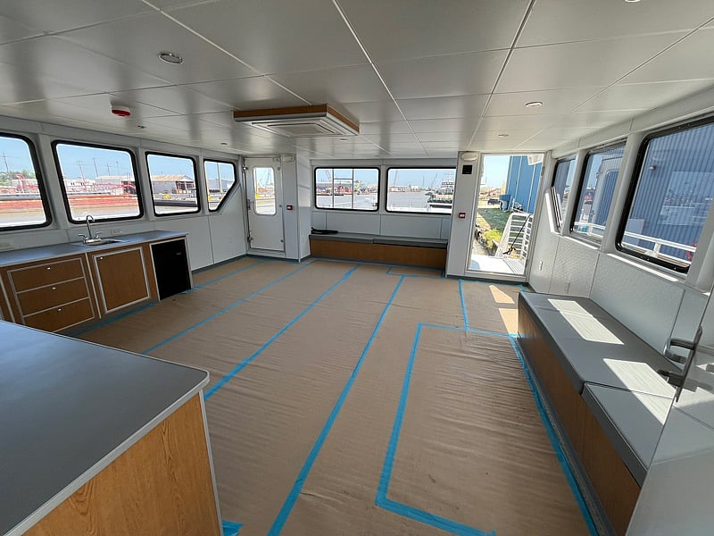 Sadie Ann – University of Wisconsin hybrid catamaran for lake research