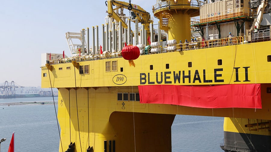 Bluewhale drilling; Blackwater founder back; green lights from Eni