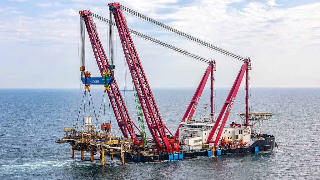 Scaldis reaches halfway point in gas field decommissioning project