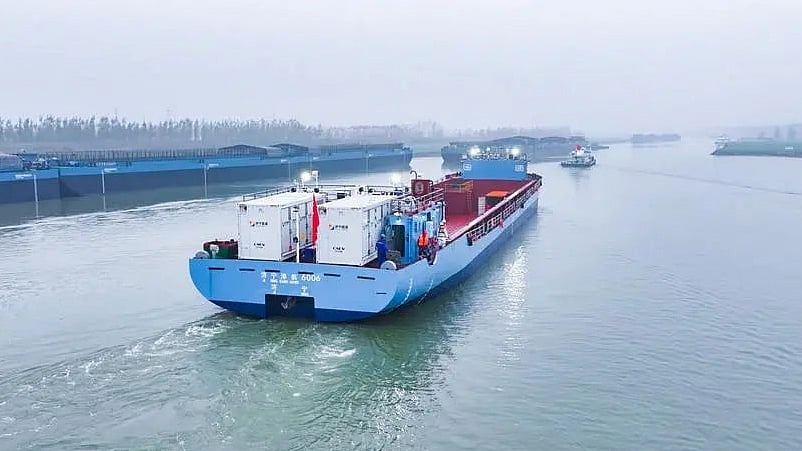 Jining Port Navigation 6006 – Jining Energy's new electric cargo ships