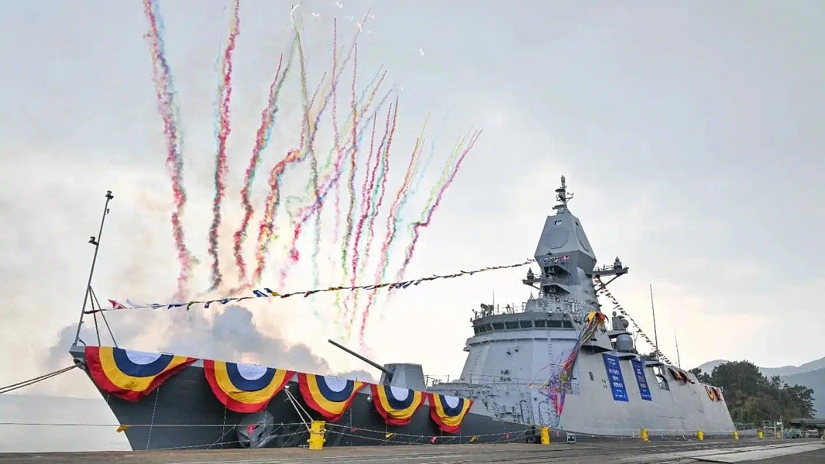 Republic of Korea Navy launches new Ulsan-class frigate