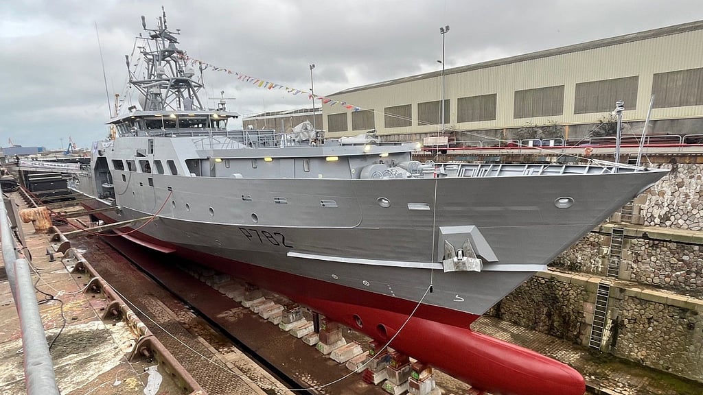 French Navy's fourth POM-class patrol vessel formally named