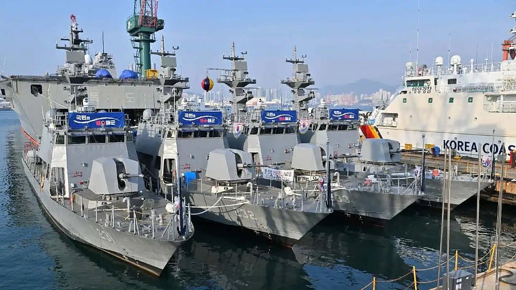 South Korea's newest fast naval patrol vessels floated out