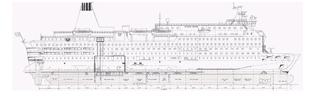 Saga X – Ferry rebuilt as accommodation ship for Woodfibre LNG