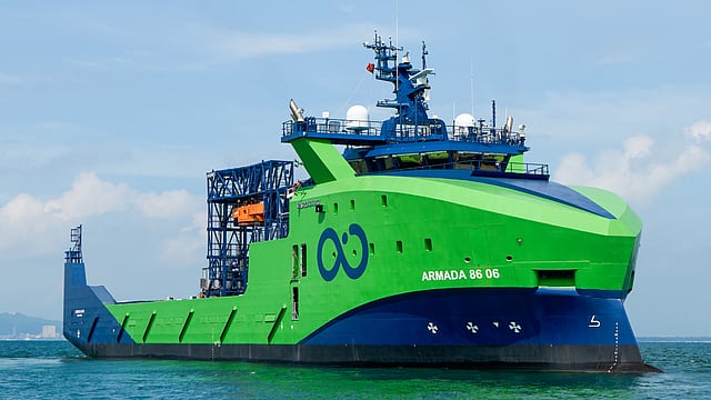 Ocean Infinity takes delivery of 86-metre optionally crewed vessel