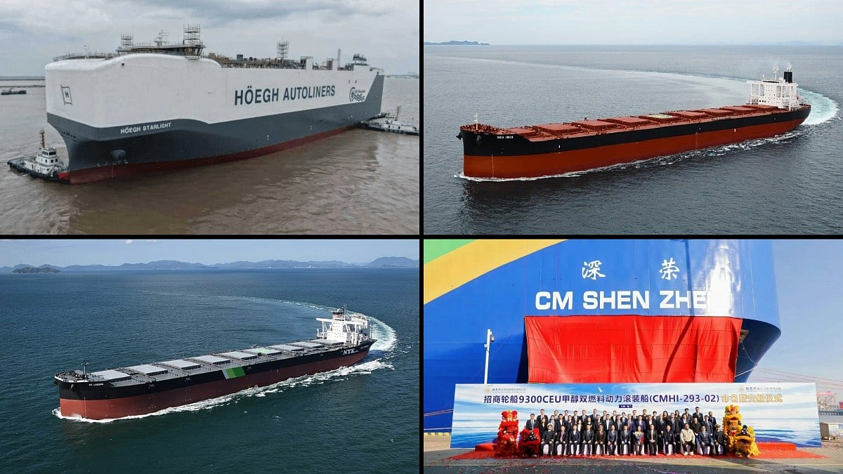 Japanese bulkers plus car carriers for China and Norway