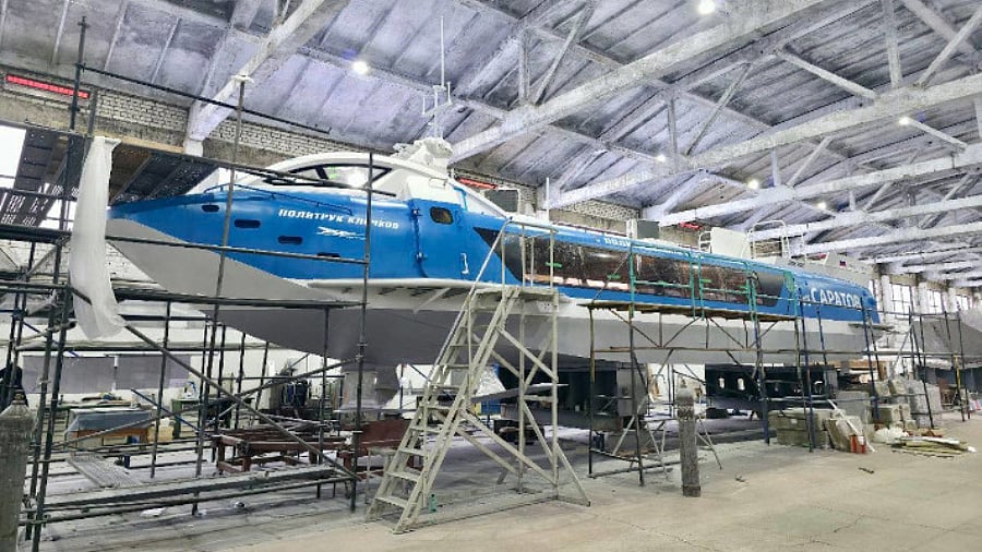 Russian yard completes new hydrofoil ferry for Saratov region