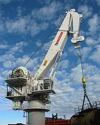Cargotec’s active heave-compensated offshore crane