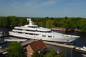 Feadship ‘Trident’ launched at Royal Van Lent