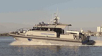 Royal Cayman Islands Police takes delivery of third SeaArk patrol boat