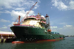 Keppel delivers platform supply geotechnical vessel