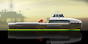 Incat Crowther designs two monohull crew boats