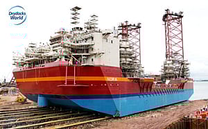 Drydocks World launches jack-up construction vessel