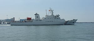 Big new patrol boat for Taiwan Coast Guard