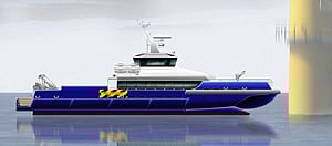 Incat unveils 28-metre wave-piercing catamaran