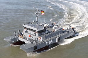 First Latvian Navy SWATH delivered