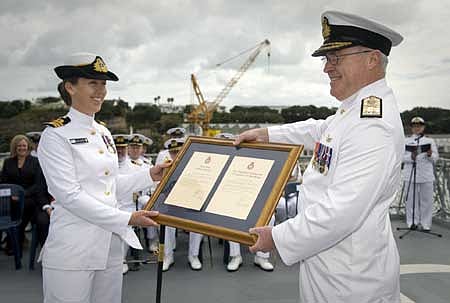 First female naval Commander for NZ navy
