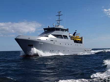 Piriou launches 44m training vessel ‘Almak’