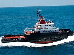 Crowley christens new Ocean-class tug