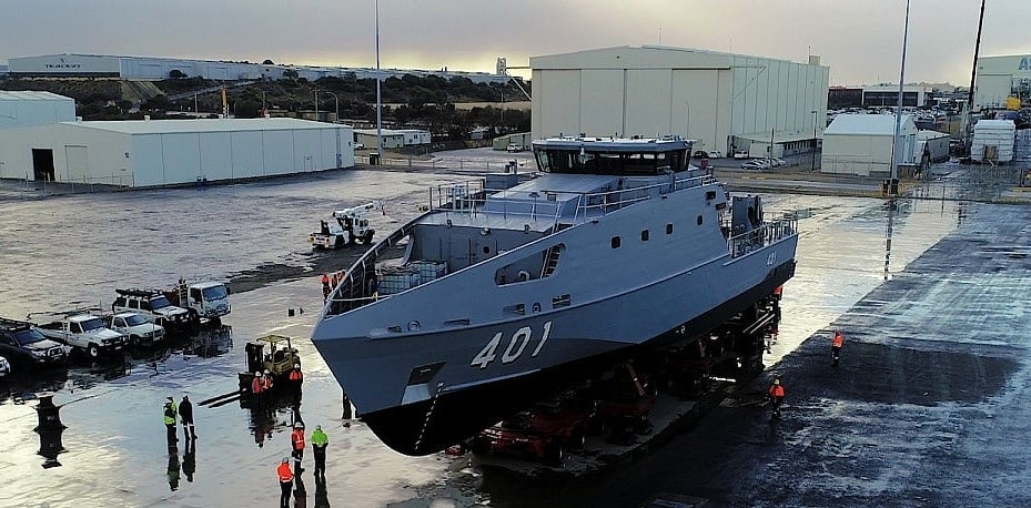 First Guardian-class Pacific Patrol Boat launched in Western Australia