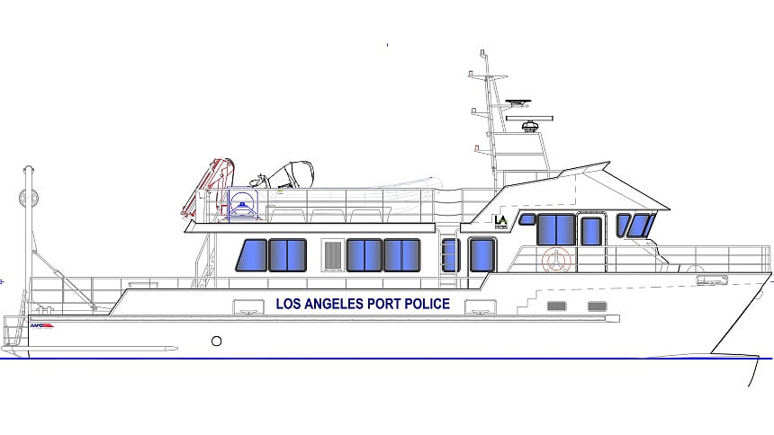Los Angeles Port Police Orders New 65-Foot Aluminium Catamaran Patrol ...