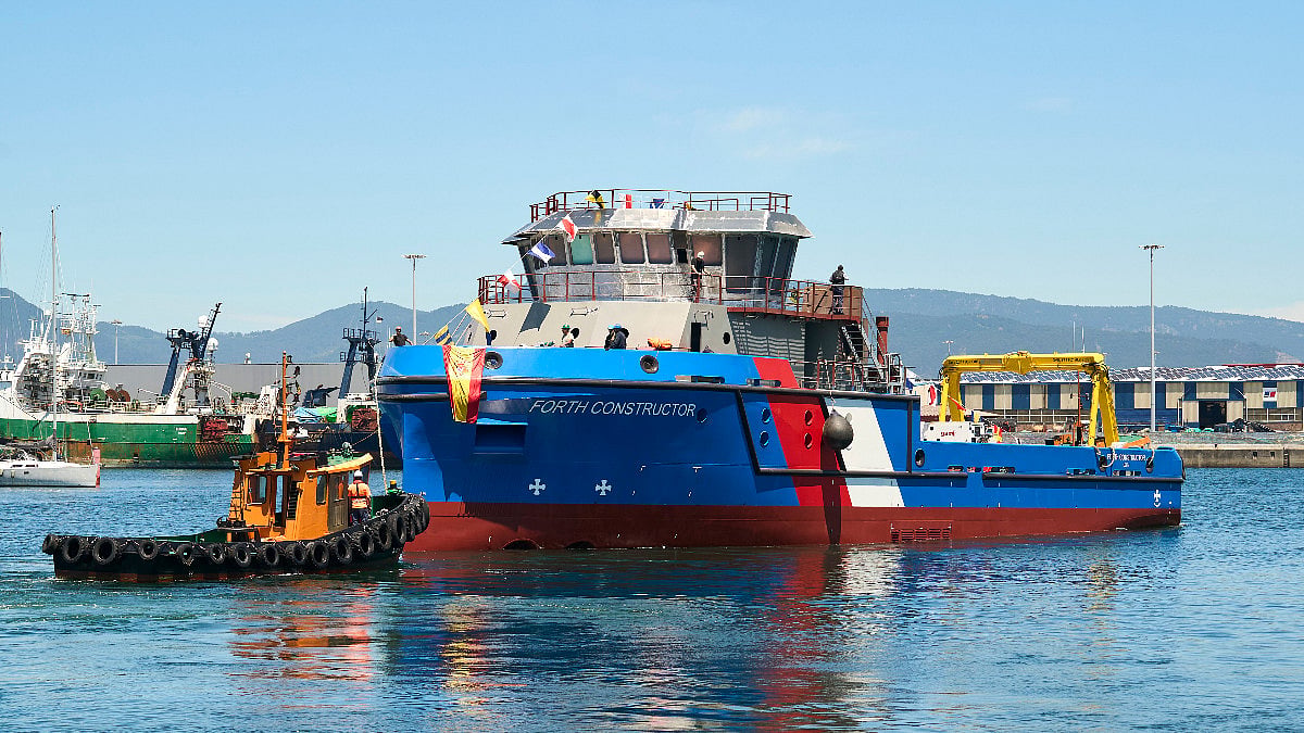Freire Shipyard Launches New Maintenance Vessel for UK's Briggs Marine