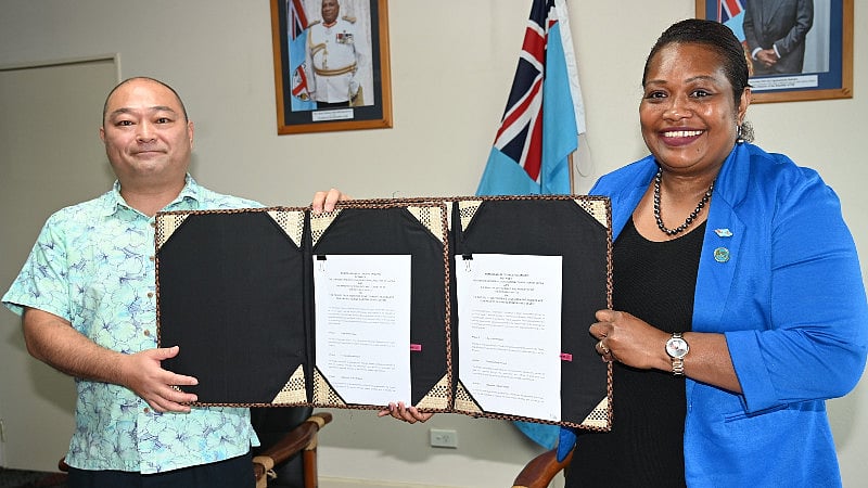 Fiji and Japan Sign MOU for Fisheries Development Assistance Project