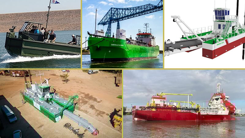 Marine Projects Vessel News Roundup: New Dredgers and Bridge Erection Boats