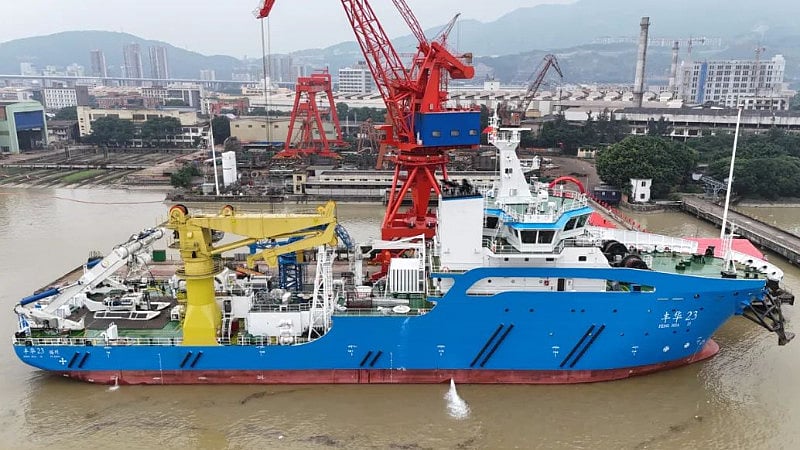 China's Fenghua 23: Advanced Maintenance Vessel for Offshore Wind Farms