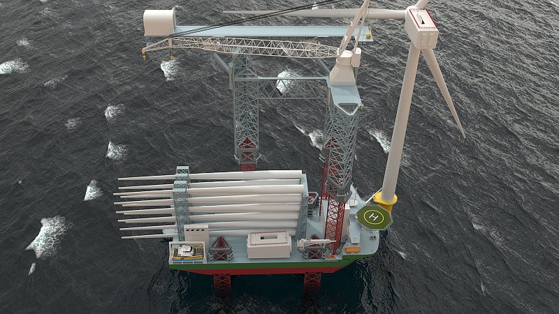 New Offshore Wind Maintenance Jackup Unveiled by Danish Design Firm