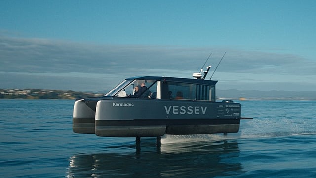 Vessev's Electric Hydrofoil Catamaran to Begin Sea Trials in Auckland