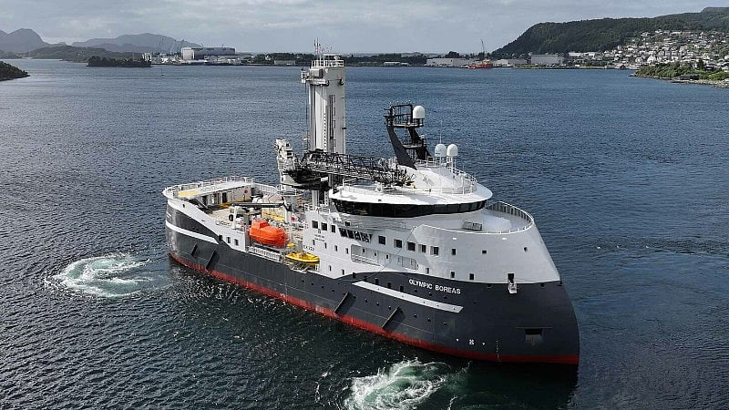 New Hybrid CSOV Olympic Boreas Unveiled by Ulstein Verft for Olympic Subsea