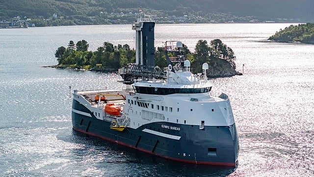 New Hybrid CSOV Olympic Boreas Unveiled by Ulstein Verft for Olympic Subsea