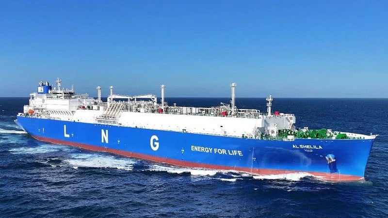 New Chinese-Built LNG Carrier Al Shelila Undergoes Sea Trials by ...