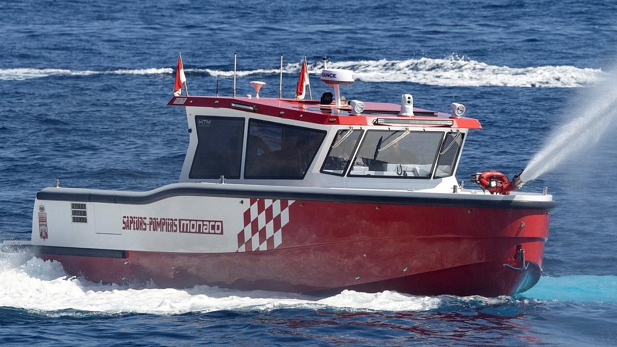 High Tech Marine Delivers Prince Jacques Firefighting Boat to Monaco