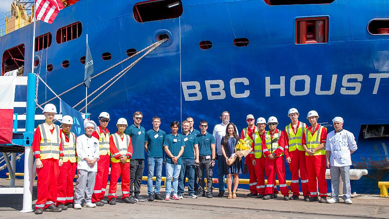 BBC Chartering Names Newest Vessel 'BBC Houston' in Houston Ceremony