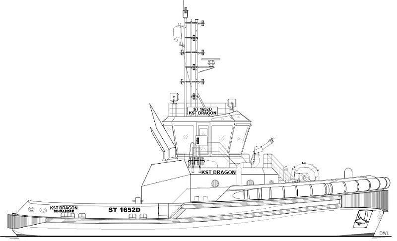 Singapore's KST Dragon: High-Performance ASD Tug by Robert Allan Ltd