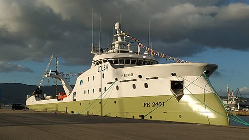 New Squid Fishing Era: Nodosa Shipyard Delivers Prion to Falklands ...