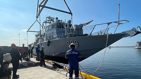 Newest Acero-class FAIC, BRP Albert Majini, Floated Out by Philippine Navy